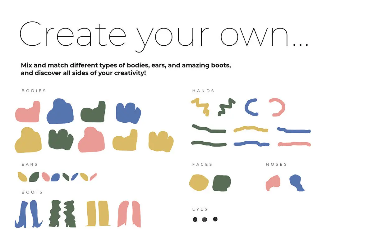 Plasticine humans Graphics - YouWorkForThem