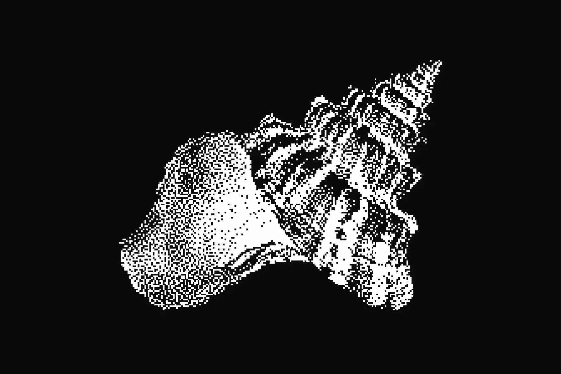 Abstract Dithering Bitmap Shapes Graphics - YouWorkForThem