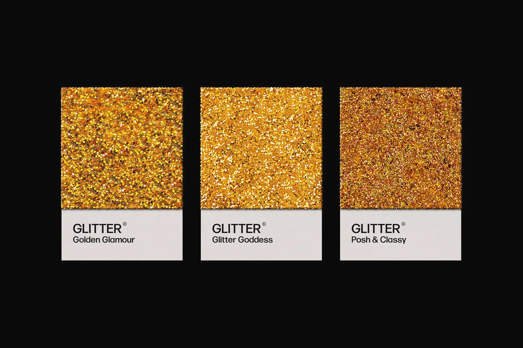 Sparkling Glitter Text Logo Effect Graphics - YouWorkForThem