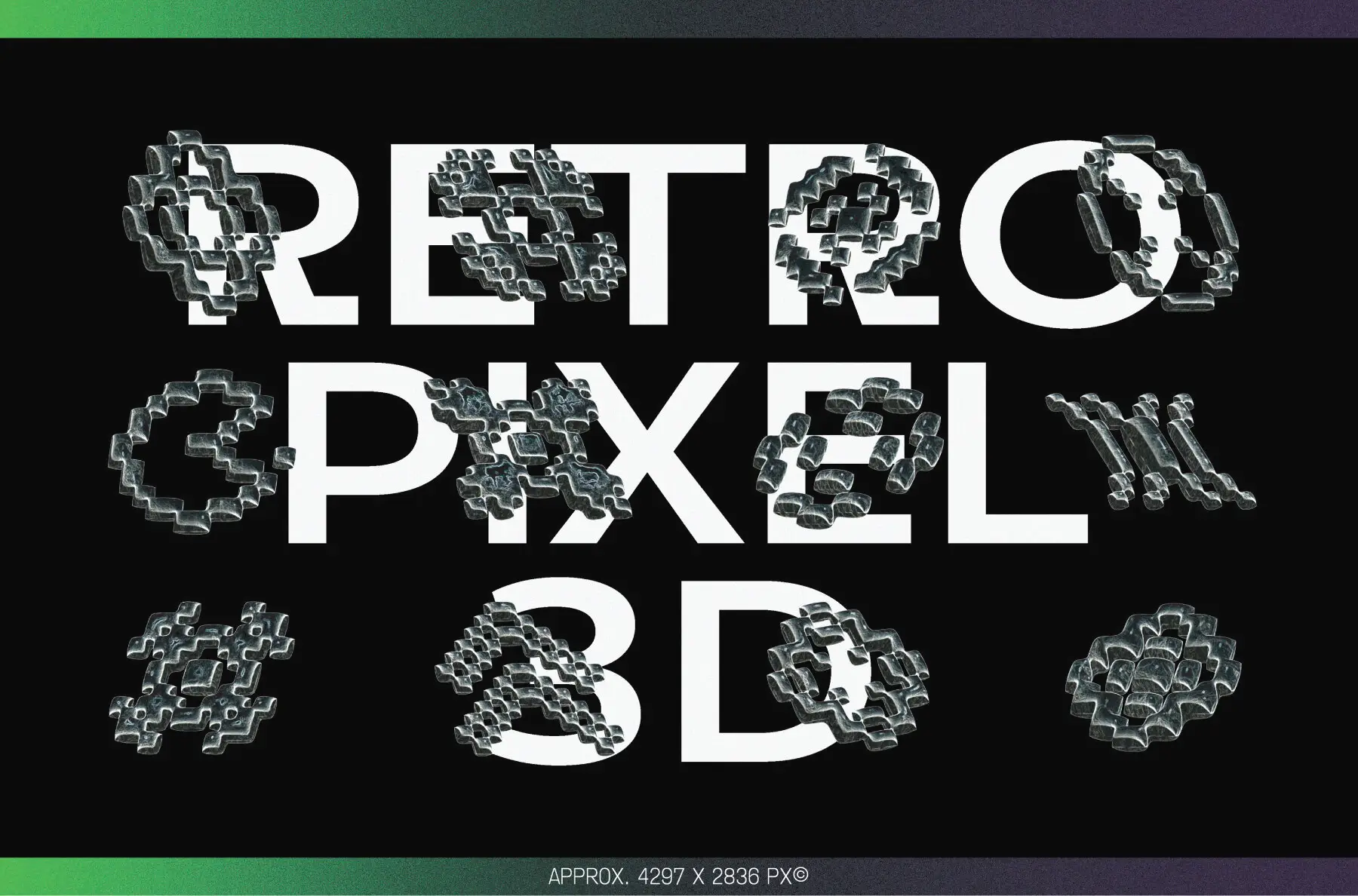 Y2K Marble Glass Part 3 Graphics - YouWorkForThem