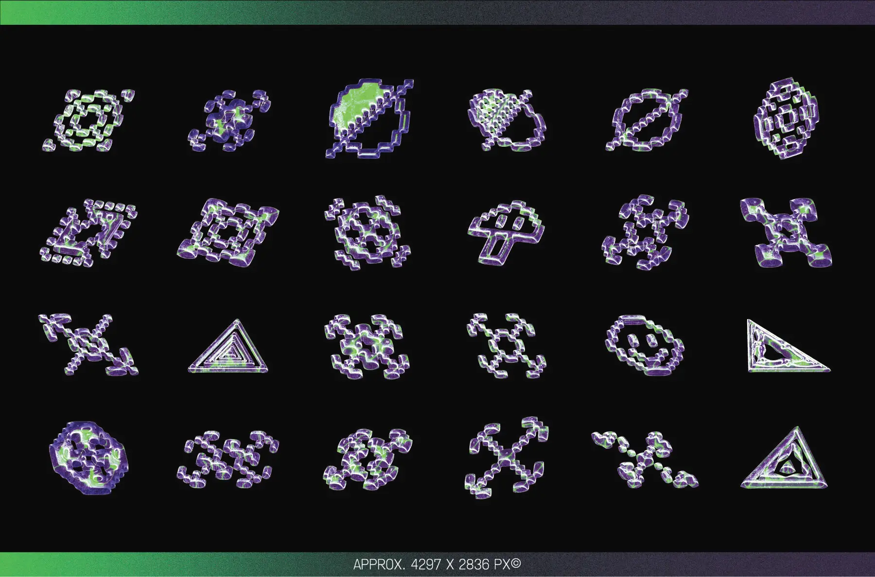 Y2K Marble Glass Part 3 Graphics - YouWorkForThem