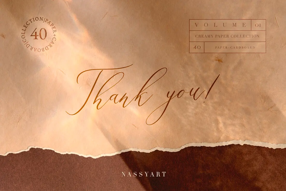 40 Vintage Paper Collection Graphics - YouWorkForThem