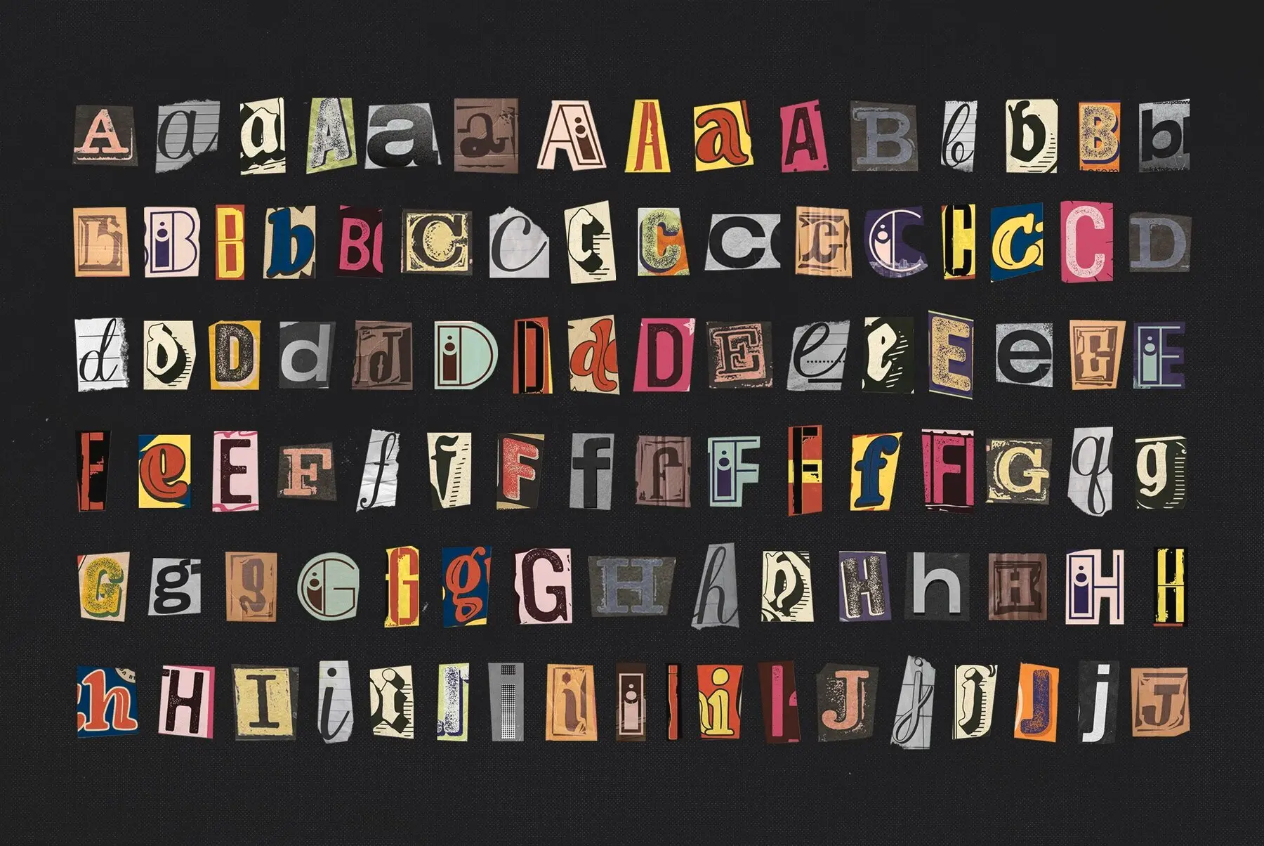 Ransom Lettering Studio Graphics - YouWorkForThem