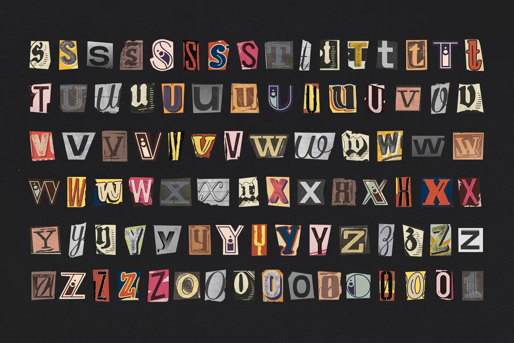 Ransom Lettering Studio Graphics - YouWorkForThem