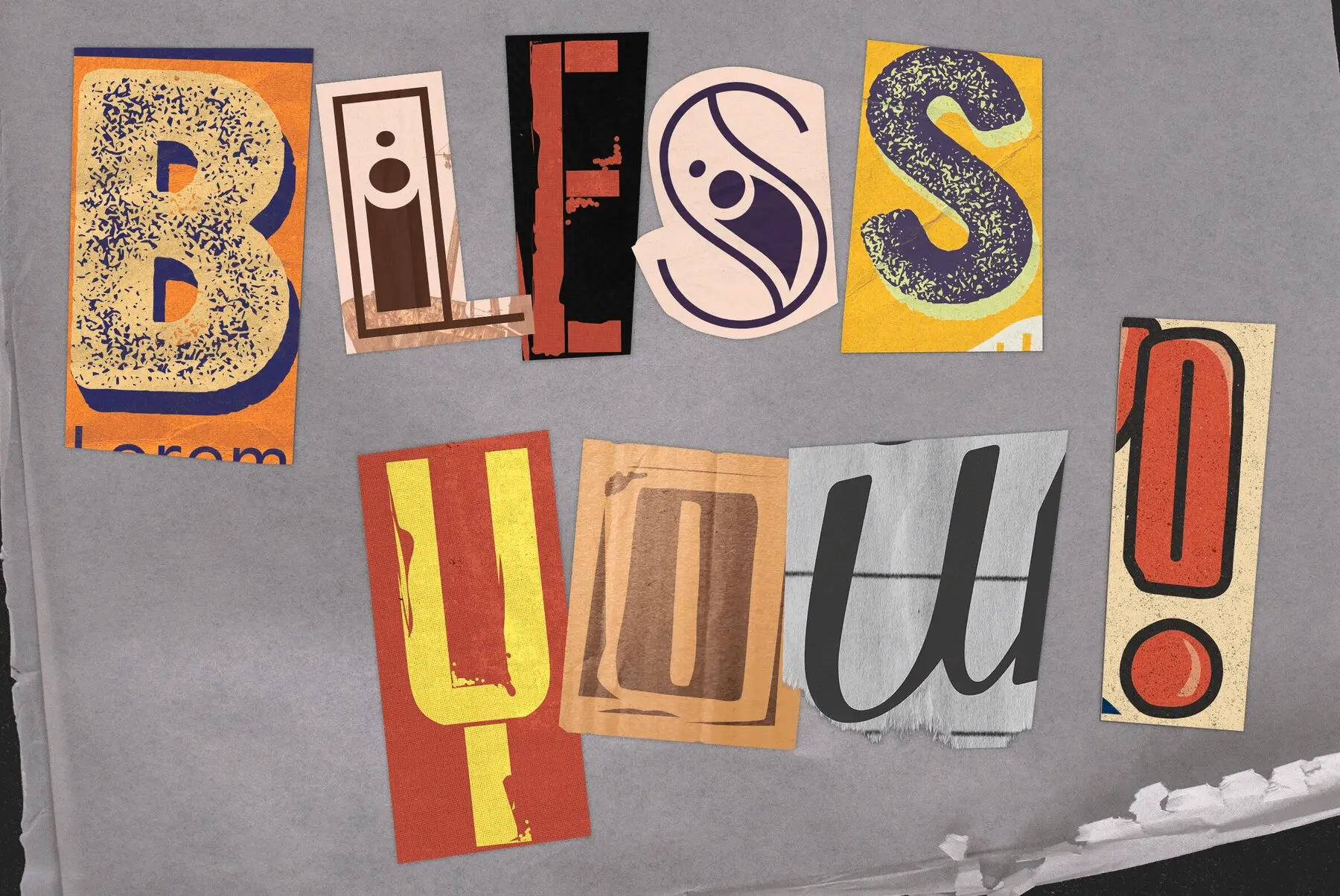 Ransom Lettering Studio Graphics - YouWorkForThem