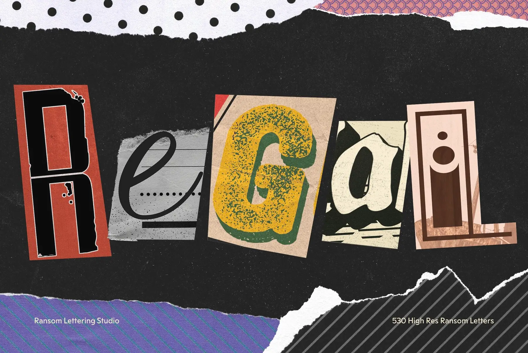 Ransom Lettering Studio Graphics - YouWorkForThem