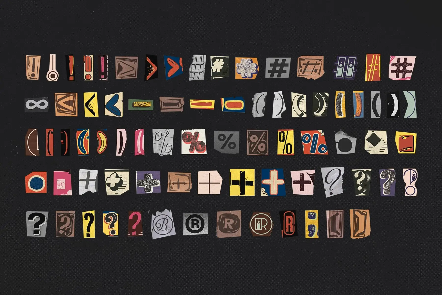 Ransom Lettering Studio Graphics - YouWorkForThem