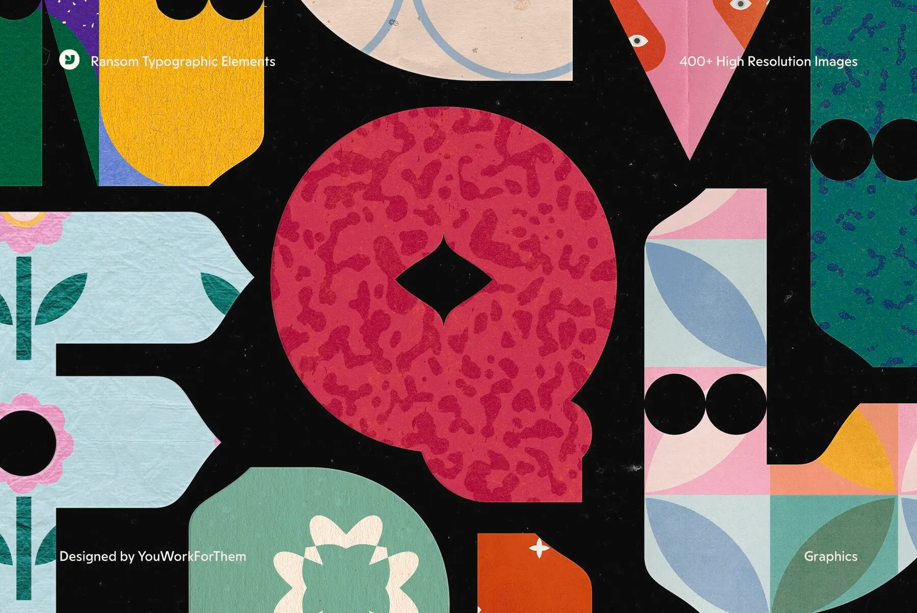 Ransom Typographic Elements Graphics - YouWorkForThem