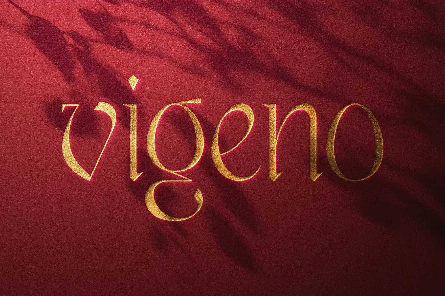 Golden Embossed Logo Text Mockup Graphics - YouWorkForThem