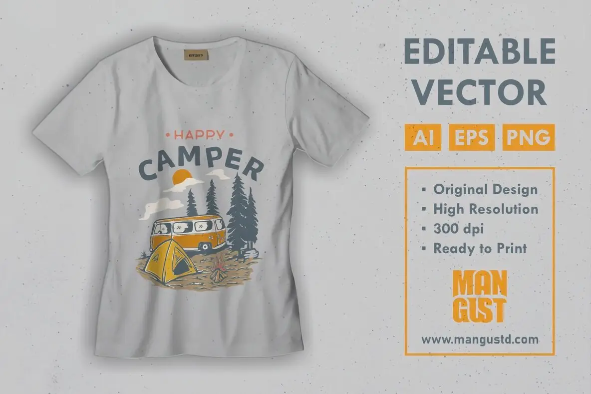 Happy Camper Graphics - YouWorkForThem
