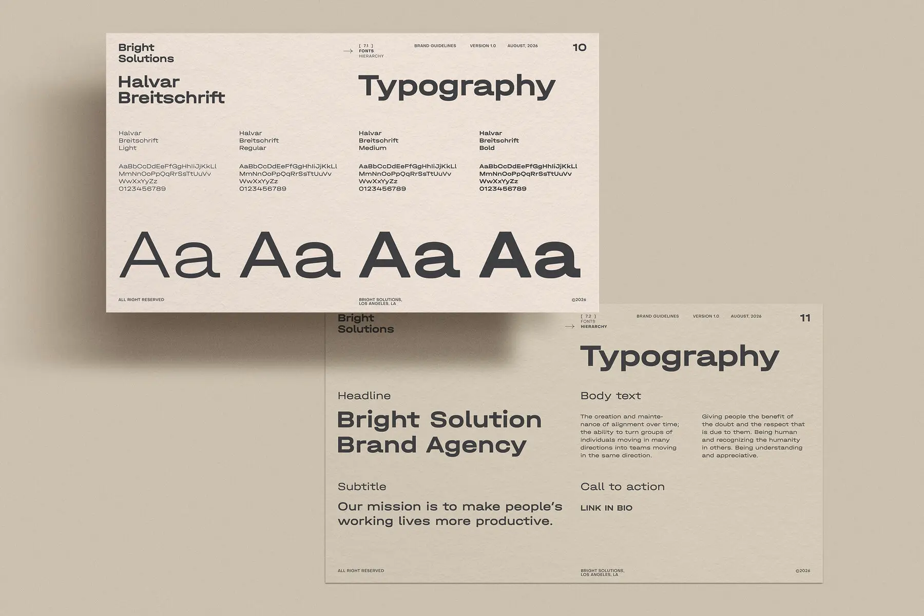 Brand Guidelines Bundle Mockups - YouWorkForThem