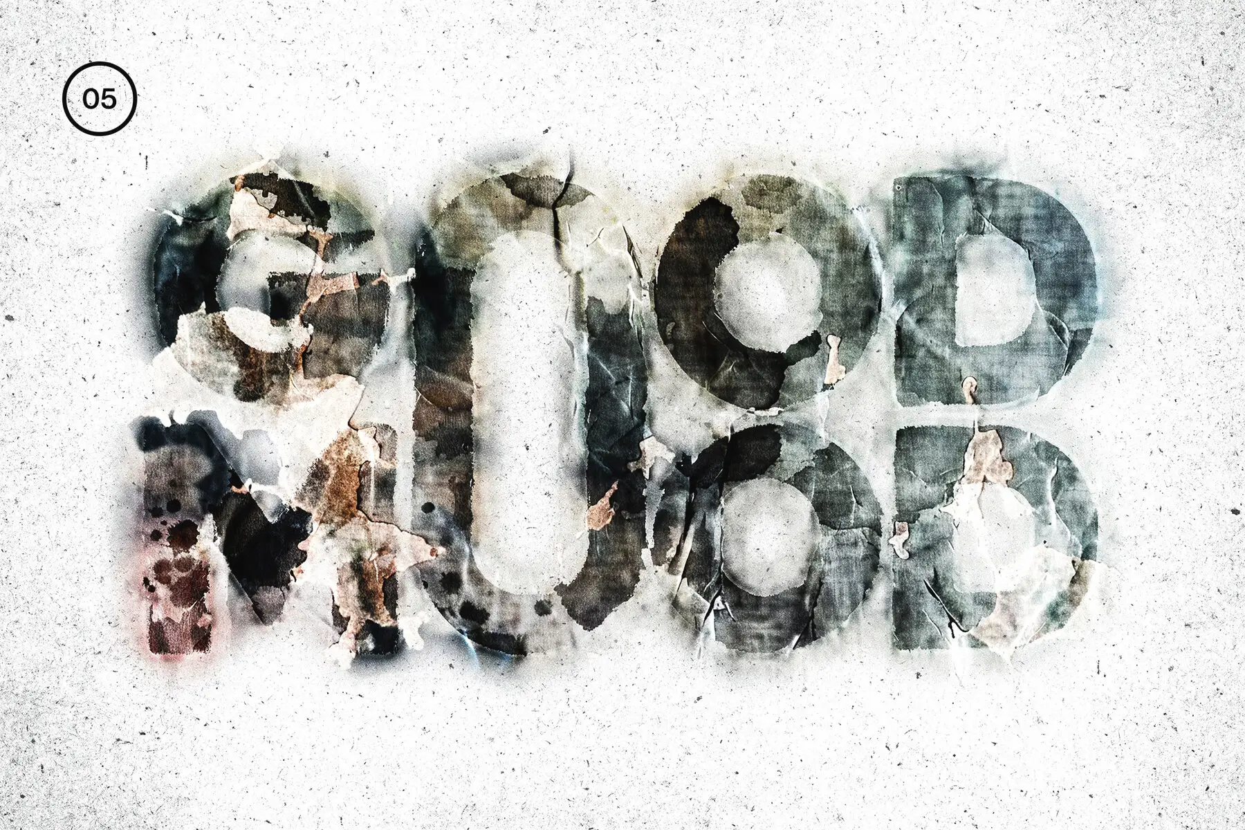 Grunge Wall Distortion Mockup Graphics - YouWorkForThem