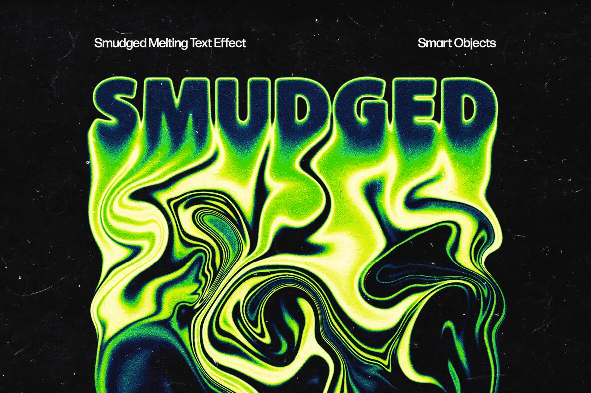 Smudged Flowing Text Effect - YouWorkForThem