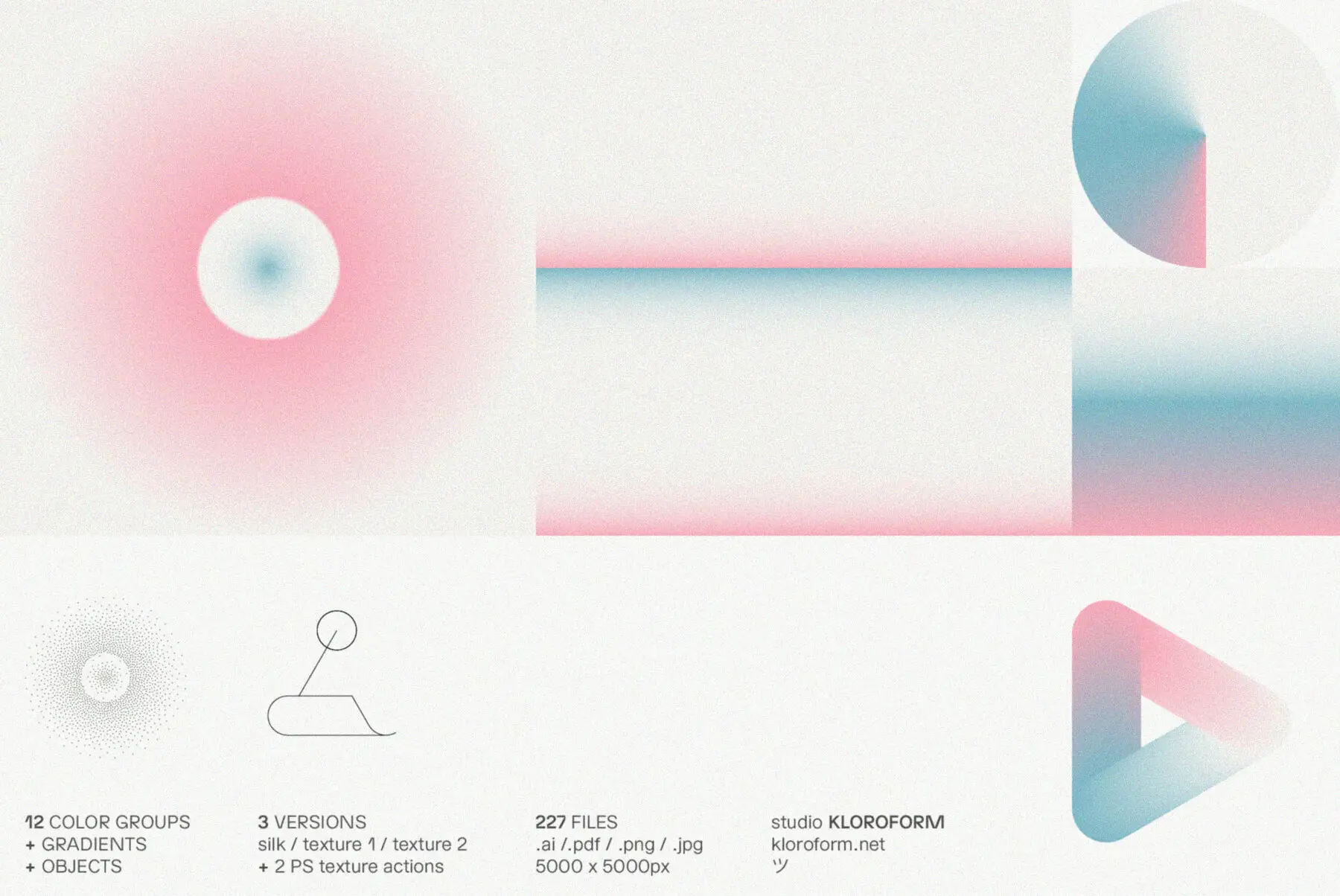 Gradient Objects Graphics - YouWorkForThem