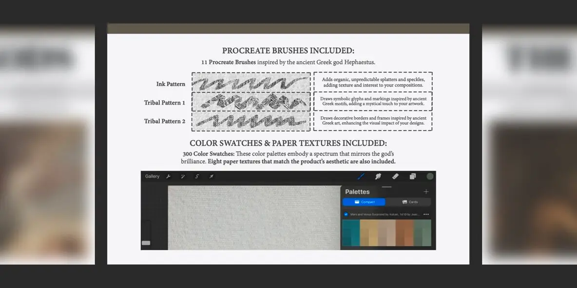 Hephaestus Procreate Kit - YouWorkForThem
