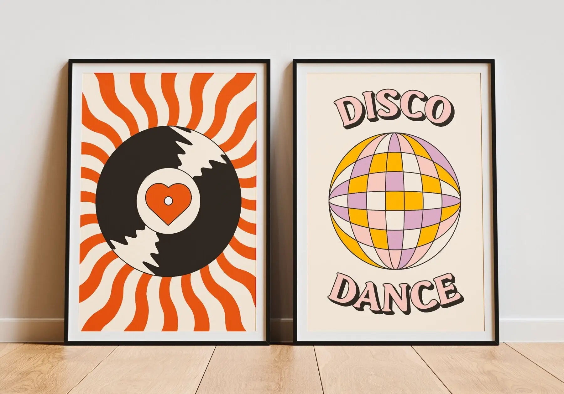 114 Vibrant Retro Graphic Collection Illustrations - YouWorkForThem