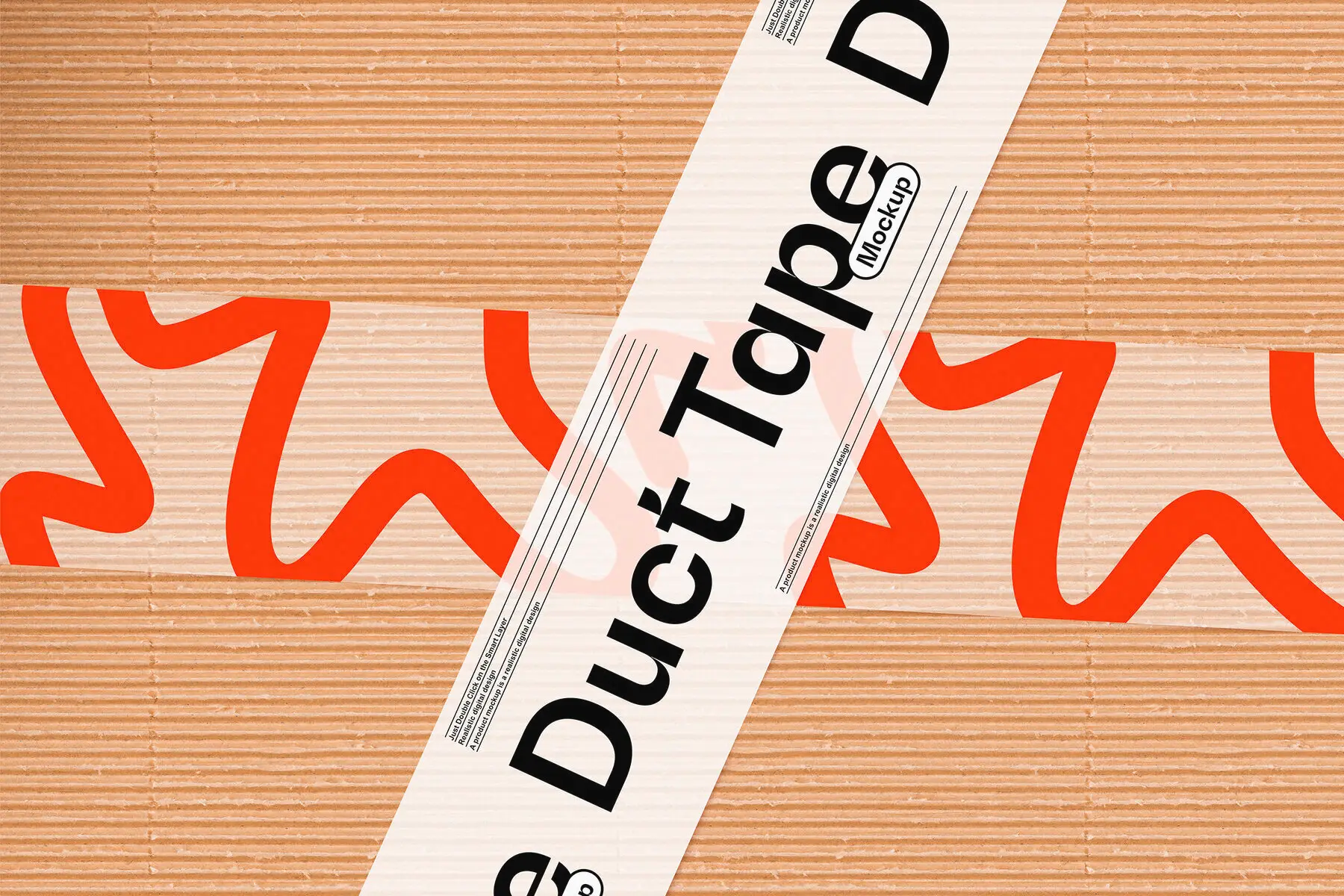 Duct Tape Box Mockups Set Graphics - YouWorkForThem