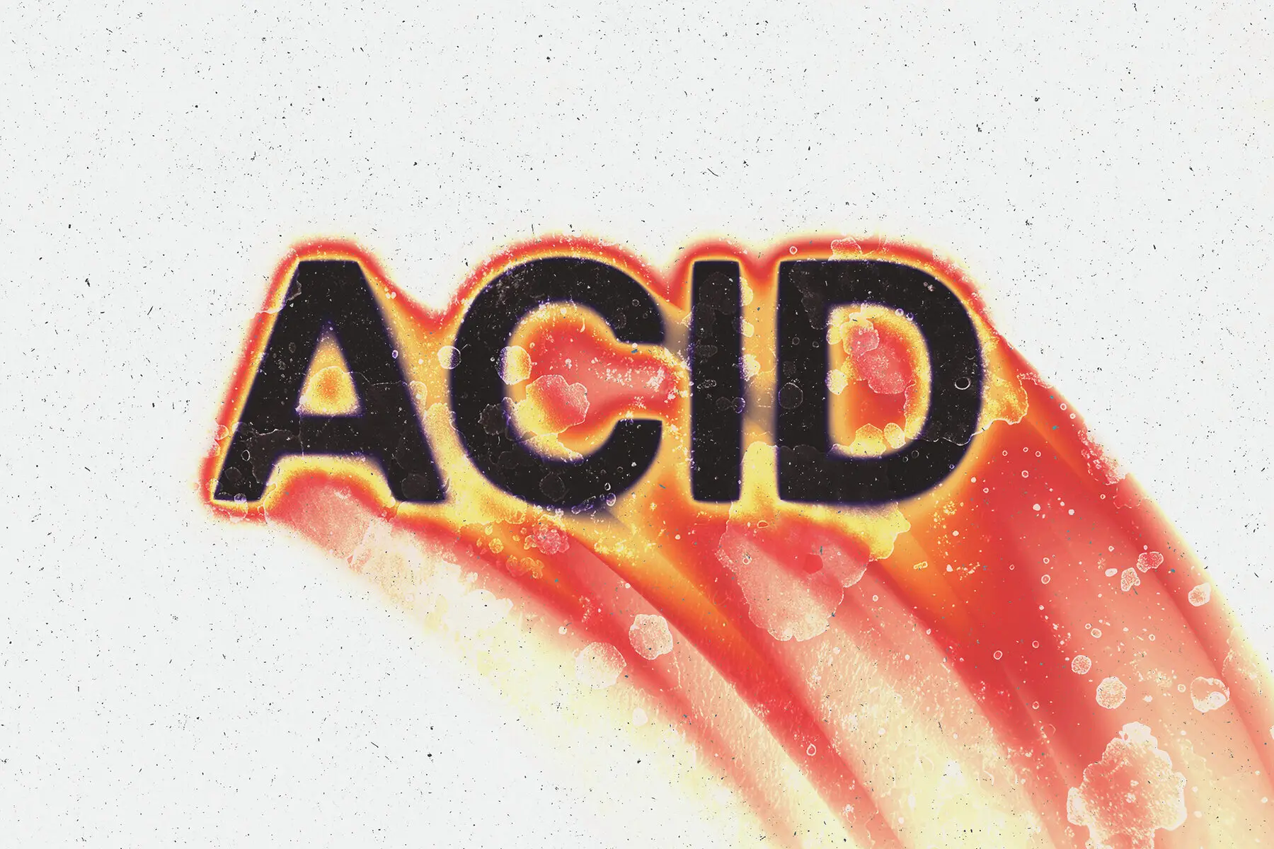 Acid Rushing Melting Text Effect - YouWorkForThem