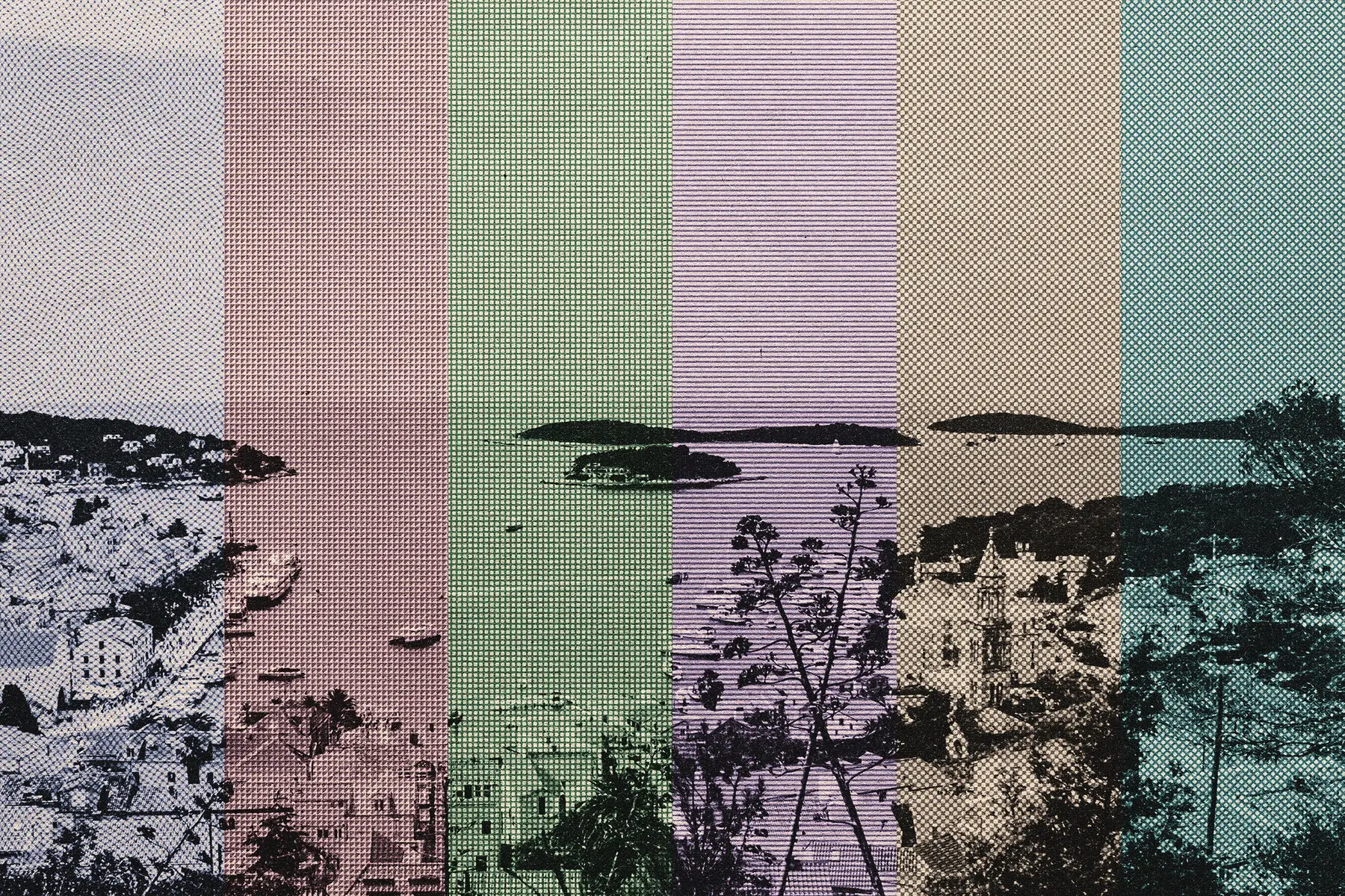 Old Vintage Halftone Photo Effect Font - FontPath
