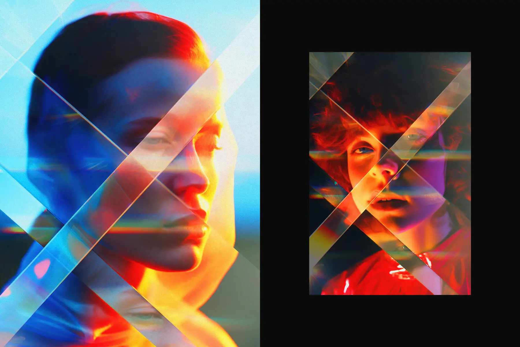 Prism Refraction Photo Effect - YouWorkForThem