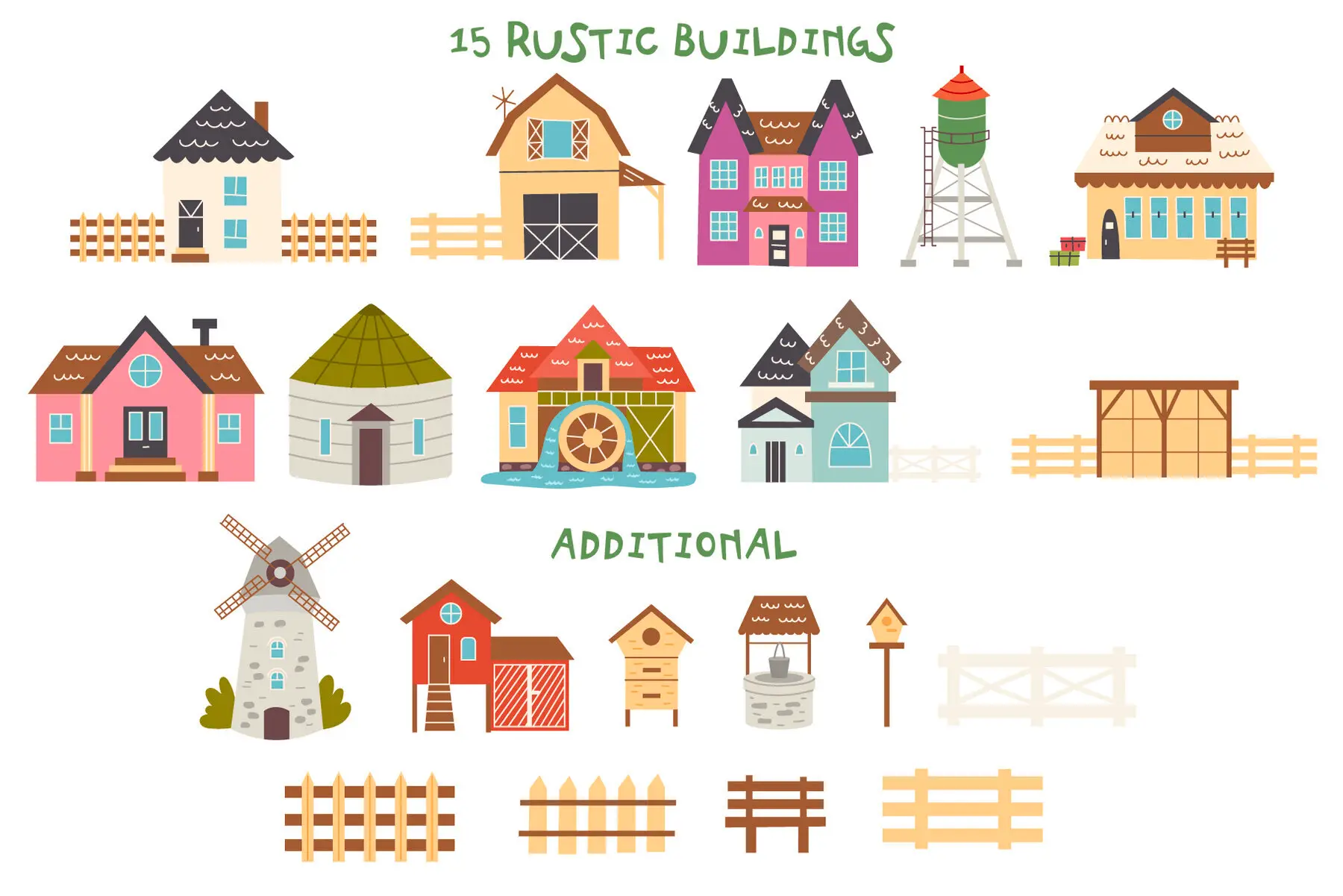 Rustic Farm Map Creator Graphics - YouWorkForThem