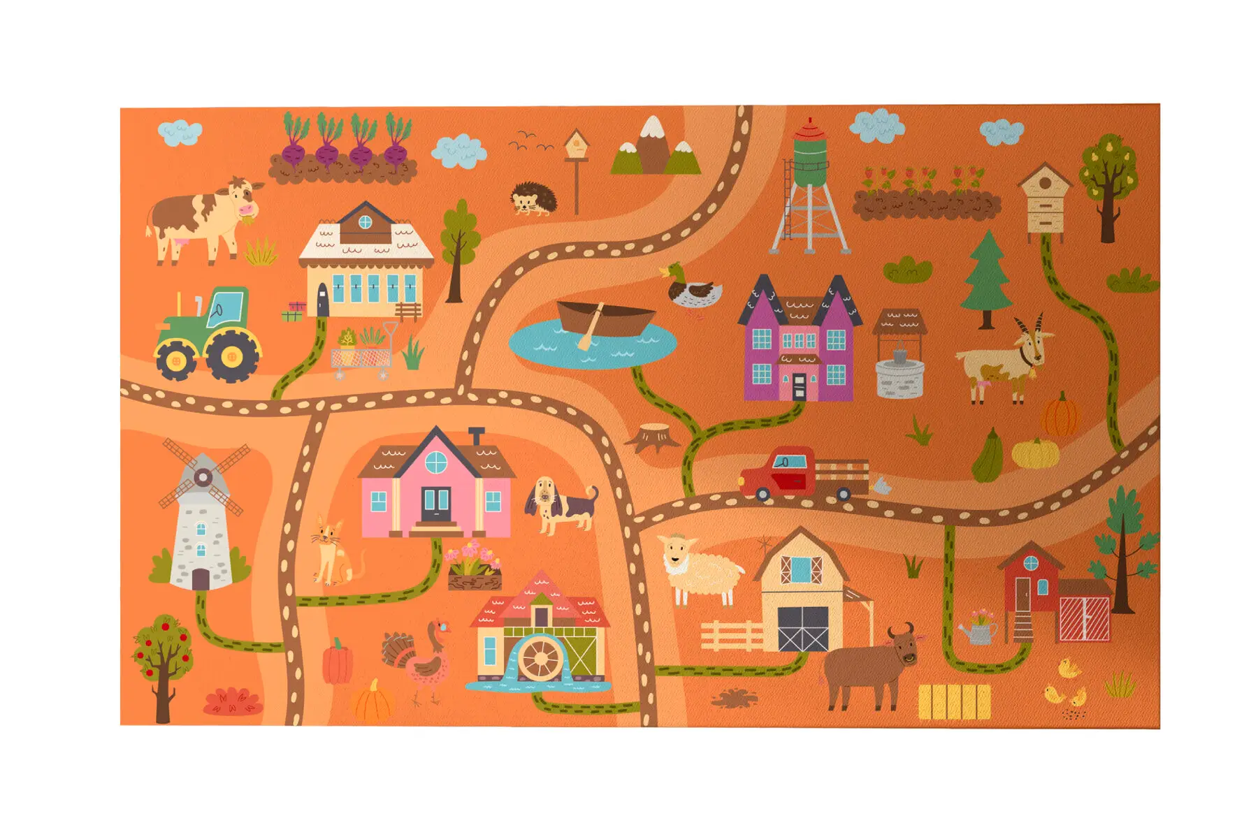 Rustic Farm Map Creator Graphics - YouWorkForThem