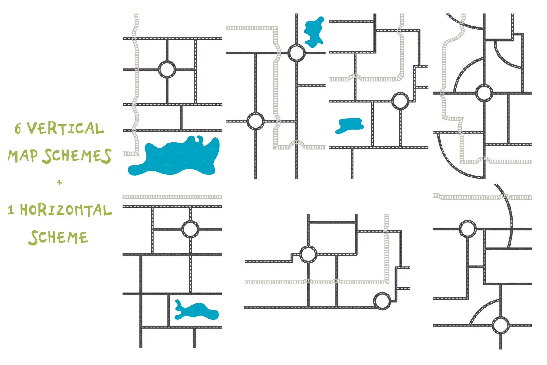 Kids Map Creator City Map Illustrations - YouWorkForThem