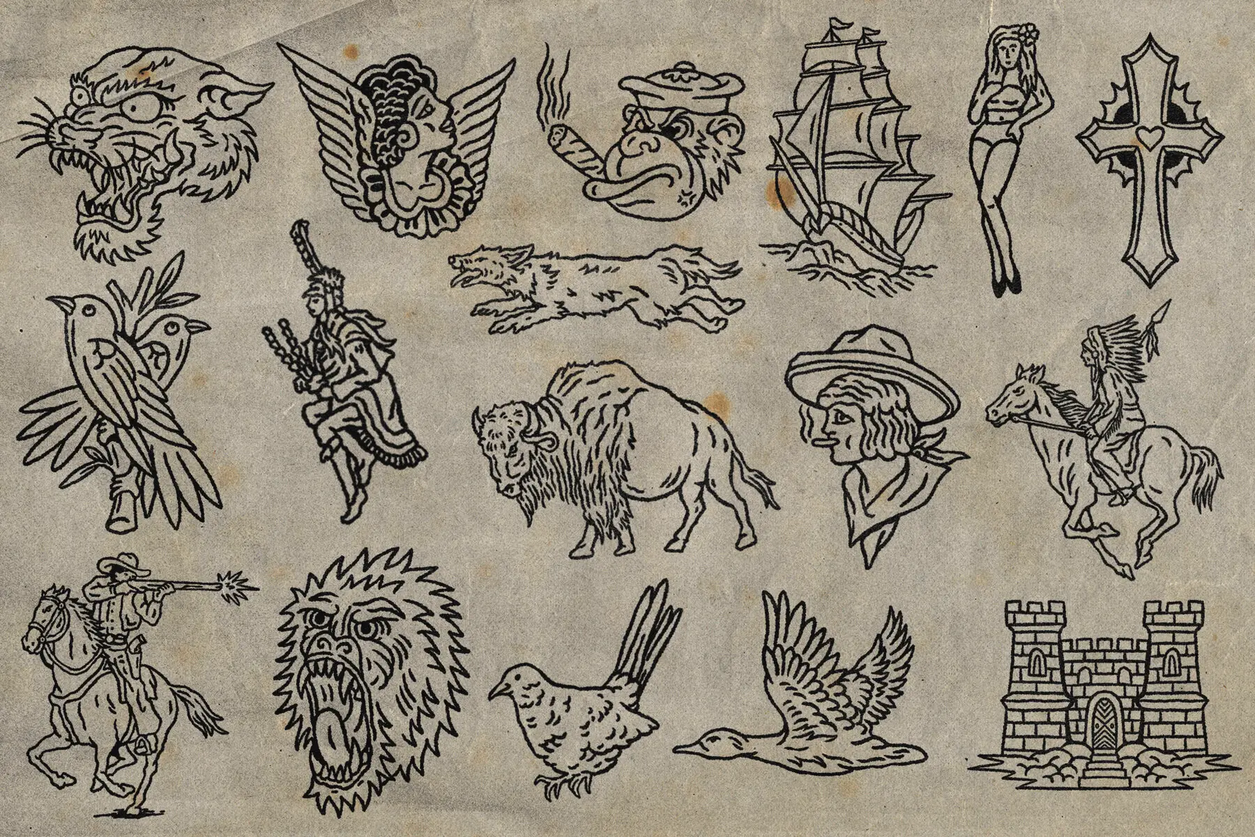 Flash Tattoo Graphics - YouWorkForThem