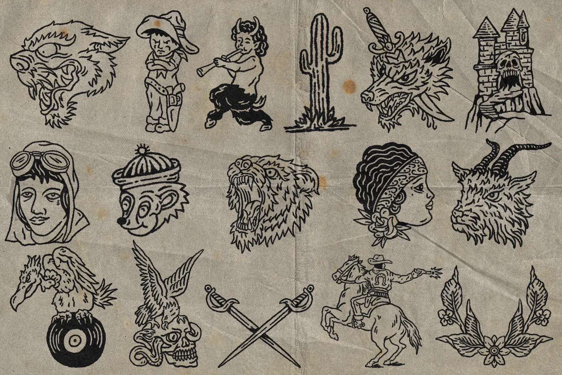 Flash Tattoo Graphics - YouWorkForThem