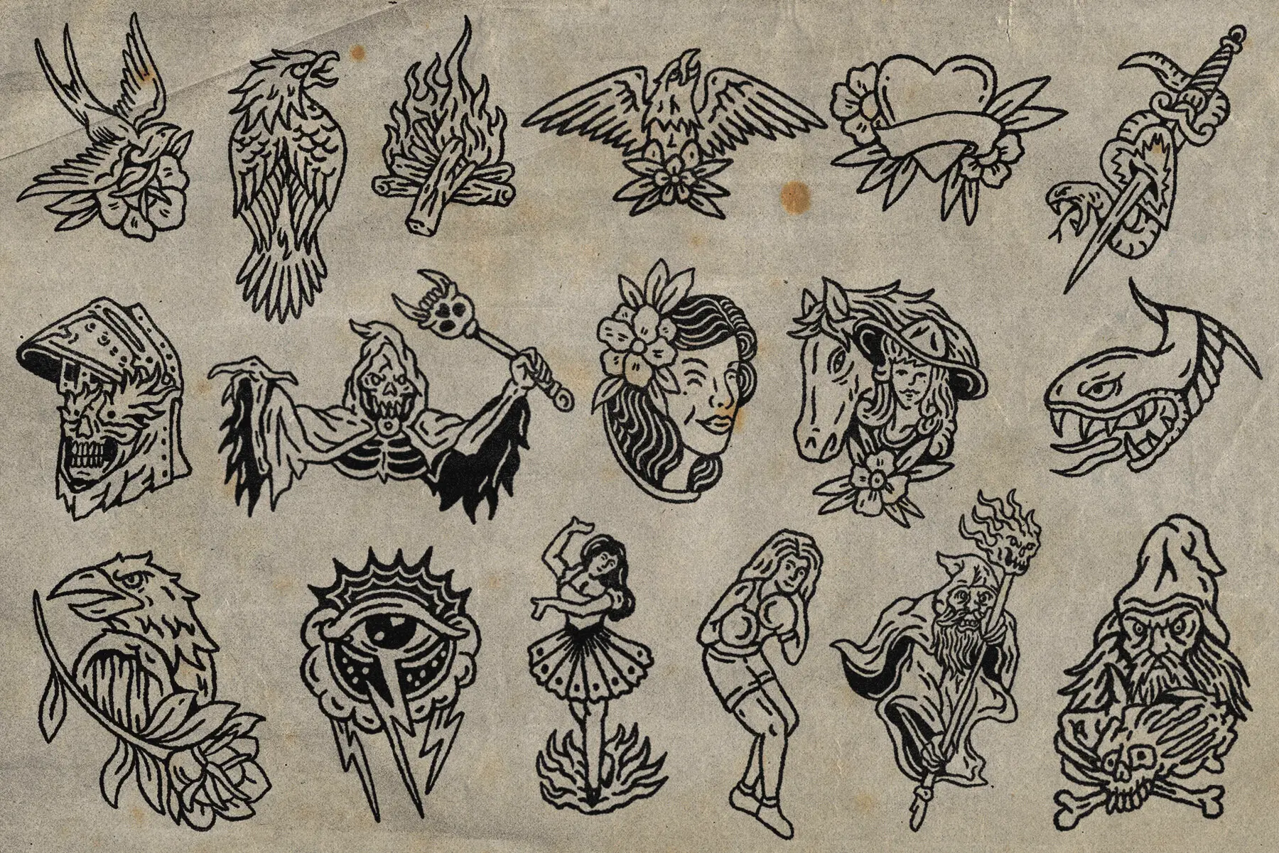 Flash Tattoo Graphics - YouWorkForThem