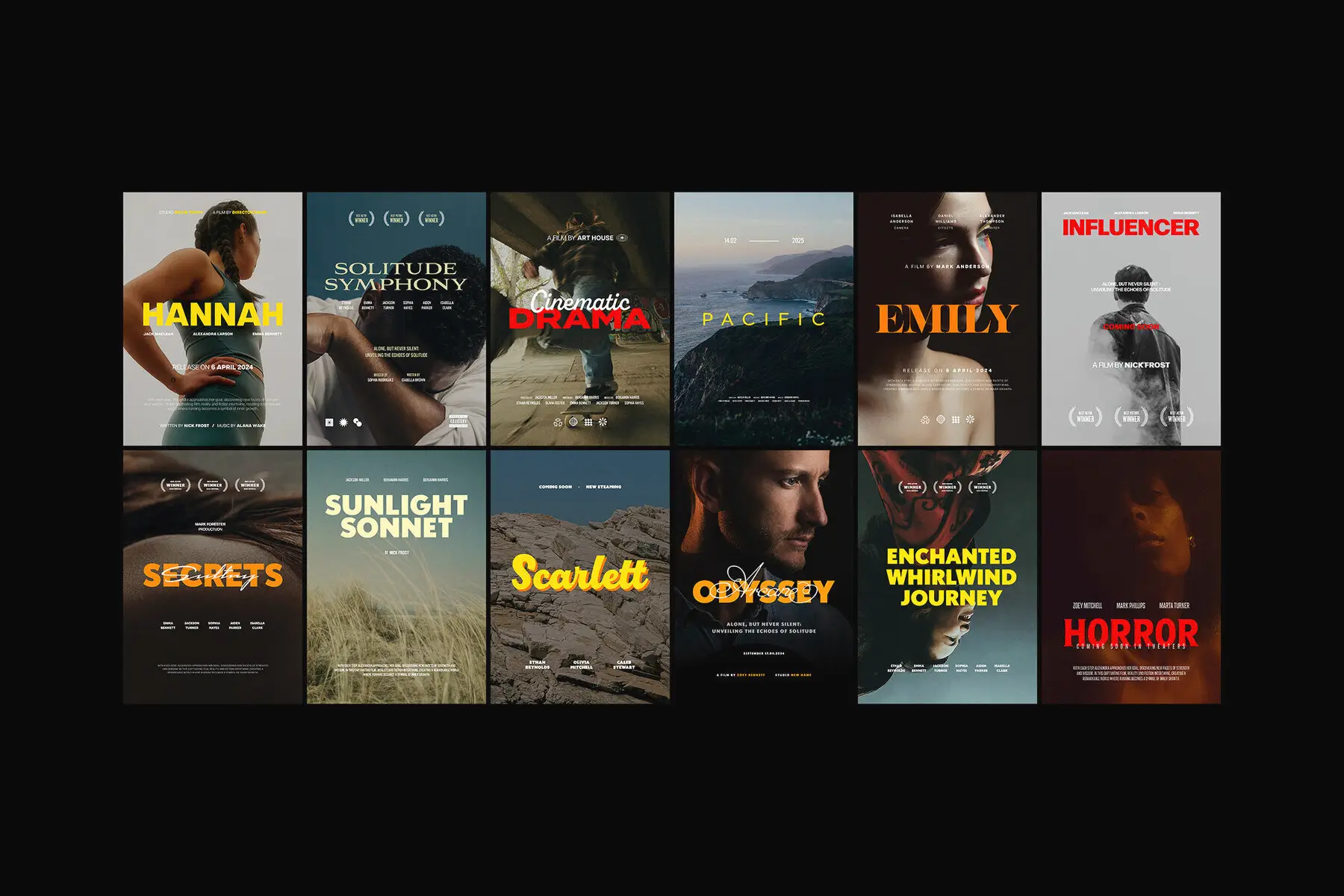Movie Posters Collection Mockups - YouWorkForThem