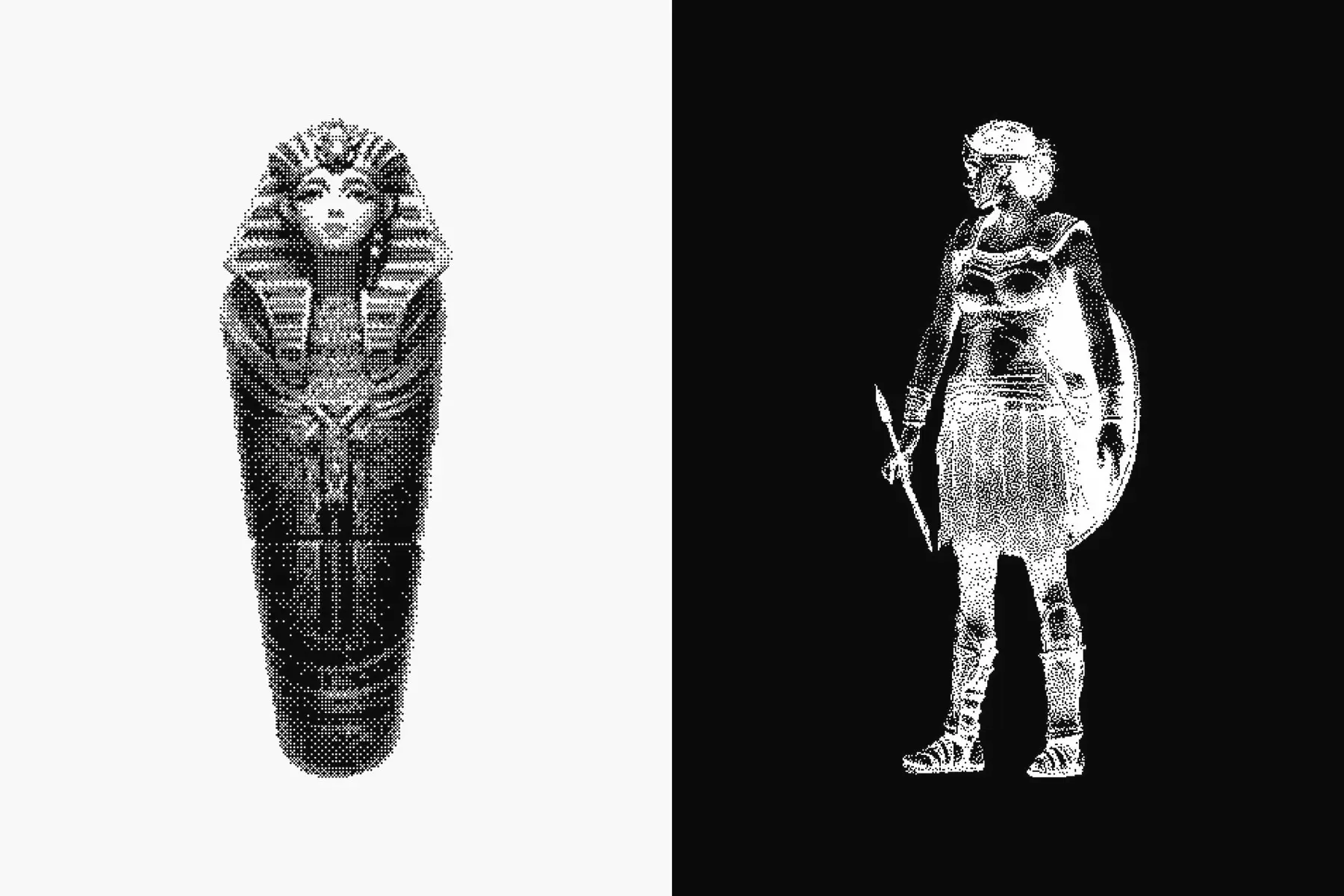 Dithering Bitmap Vector Shapes Collection Graphics - YouWorkForThem