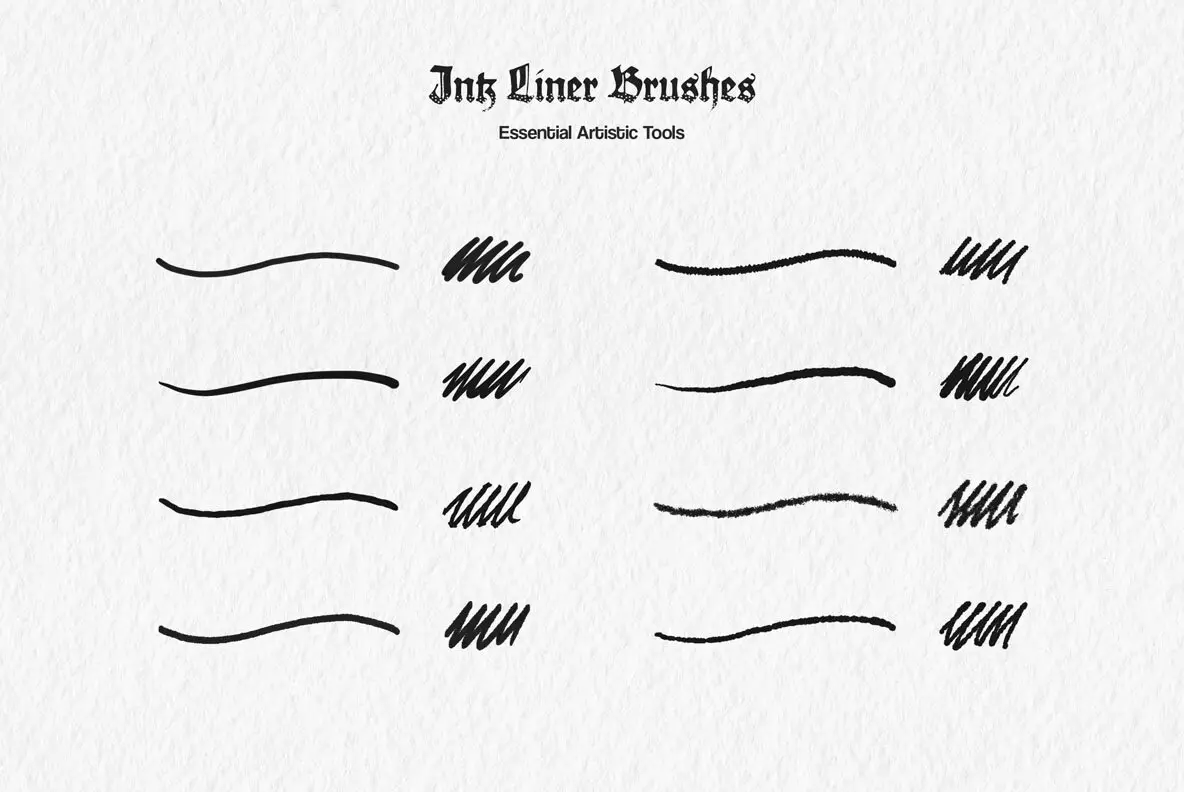 Illustrator Essential Liner Brushes - YouWorkForThem