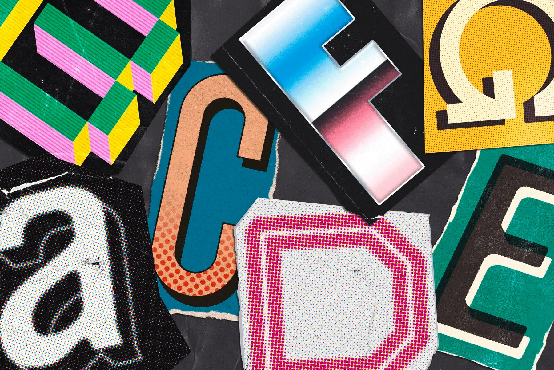 Ransom Cutout Letters Graphics - YouWorkForThem