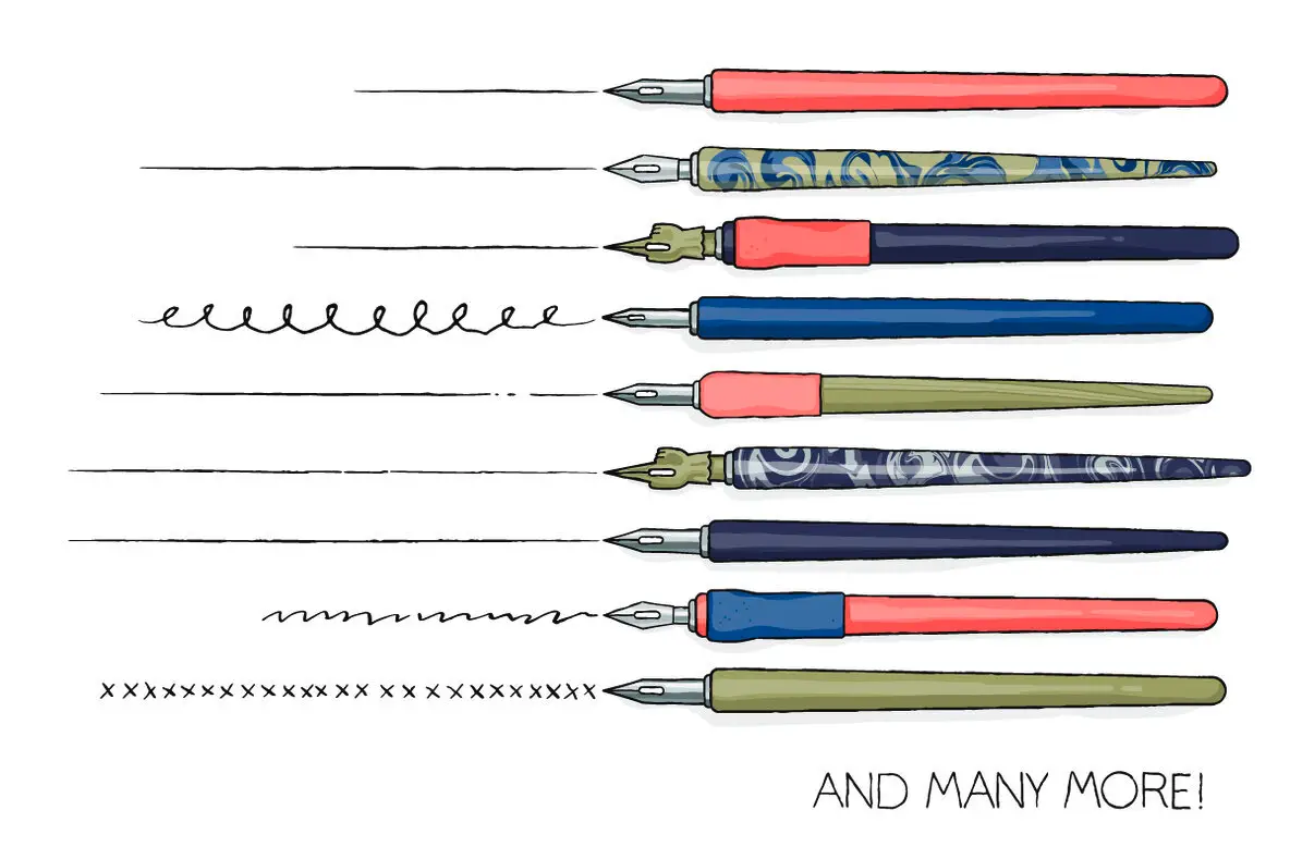 Dip Pen Brushes - YouWorkForThem