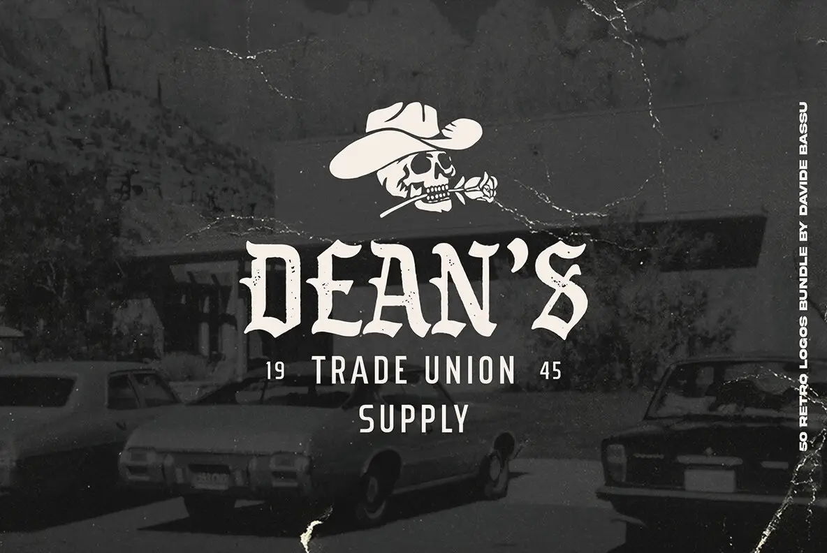 50 Retro Logos Bundle Logos - YouWorkForThem