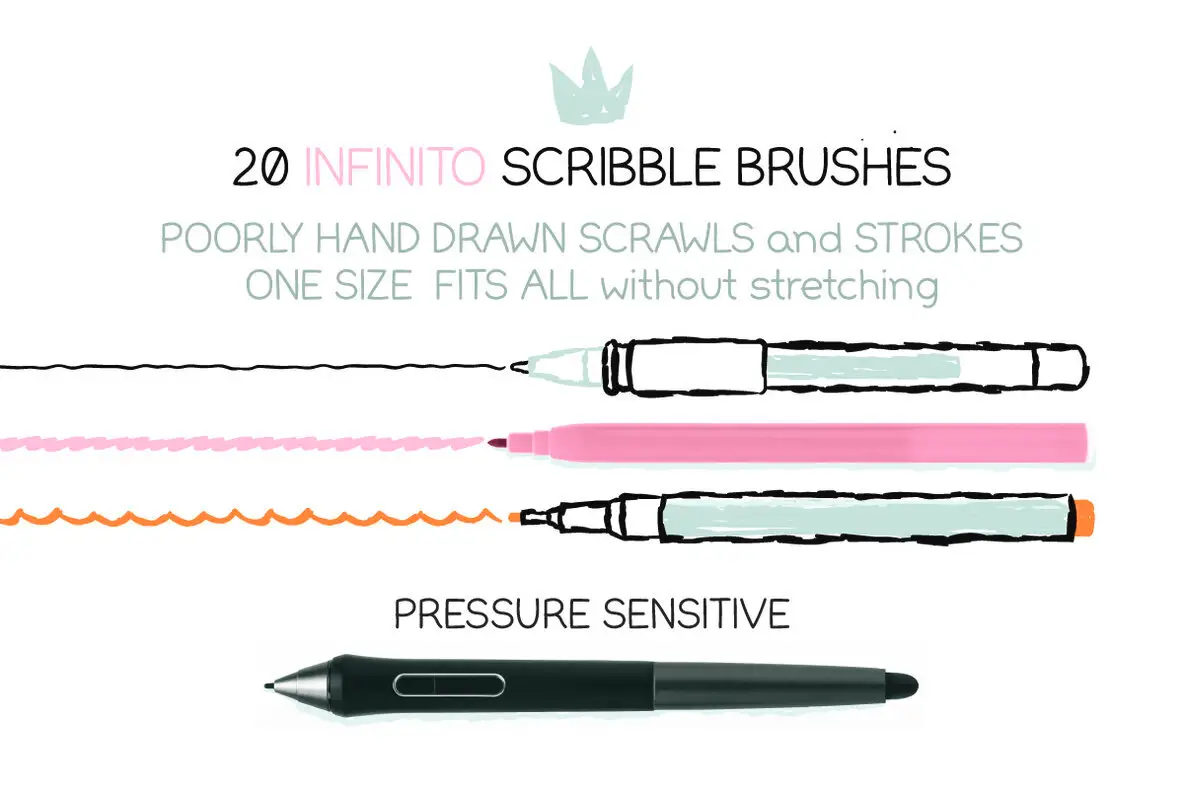 Scribble Brushes - YouWorkForThem