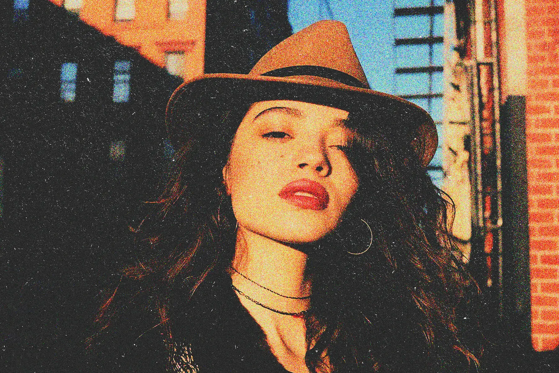 Retro Noise Photo Effect - YouWorkForThem