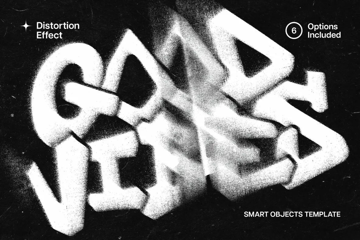 Noisy Distortion Text Effect - YouWorkForThem