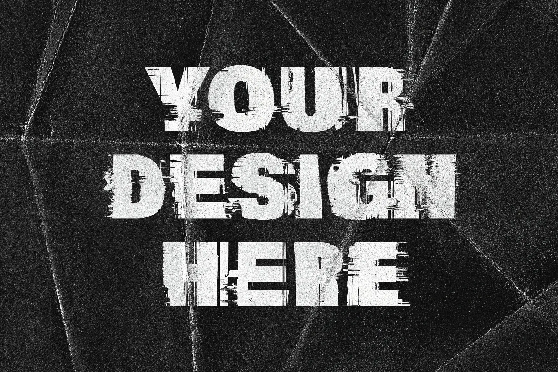 Distort Glitch Text Logo Effect - YouWorkForThem