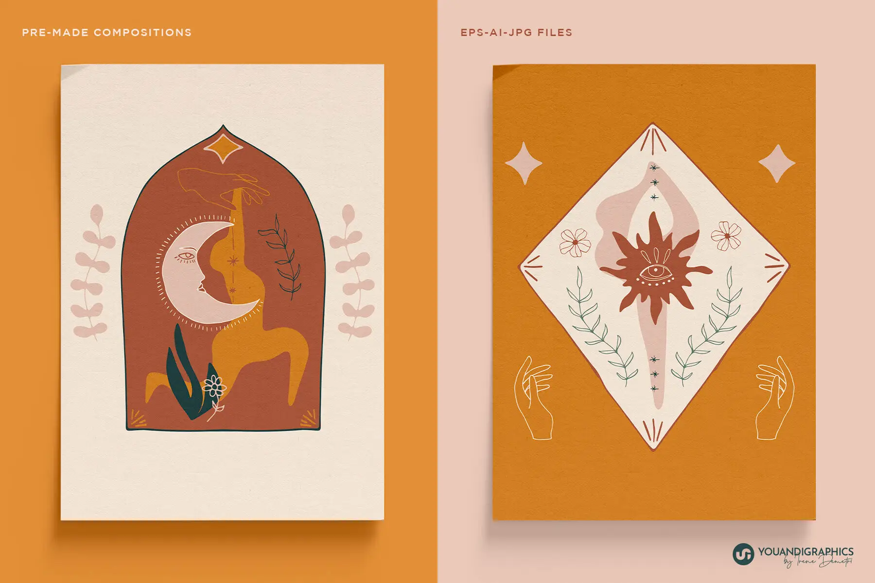 Soul Yoga Graphics Collection Graphics - YouWorkForThem