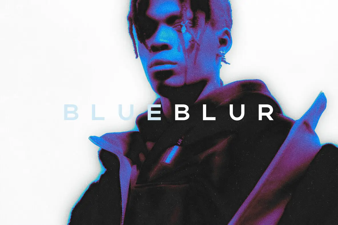 Blue Blur Photo Effect - YouWorkForThem