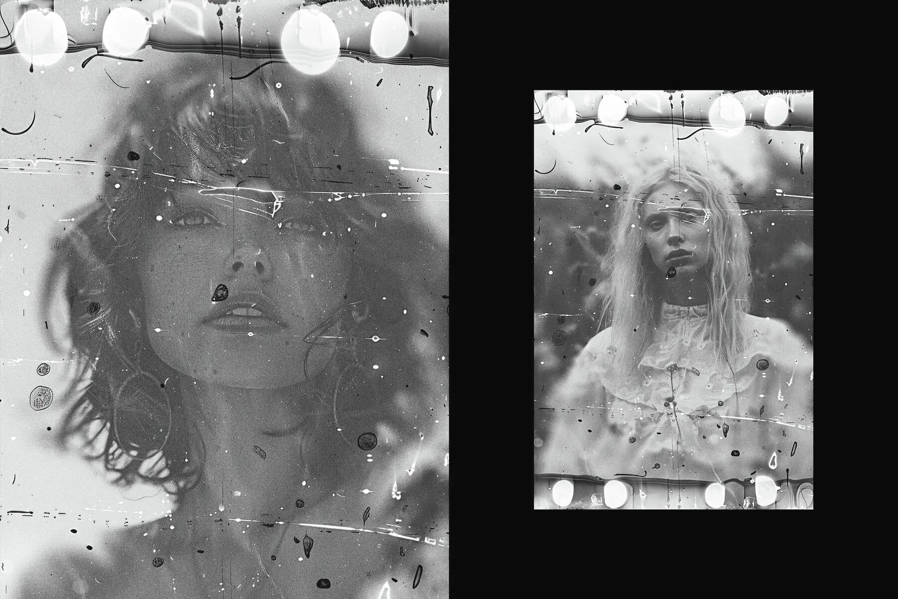 Monochrome Retro Film Photo Effect - YouWorkForThem