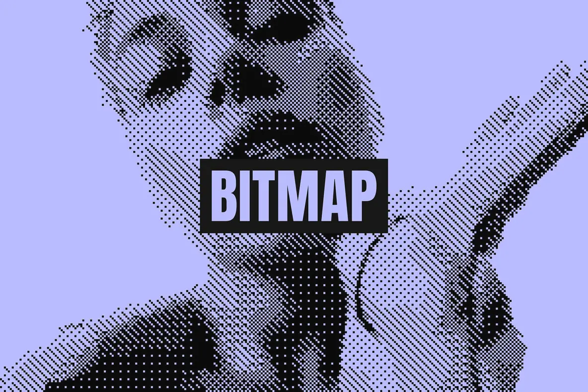 Dithering Bitmap Photo Effect - YouWorkForThem