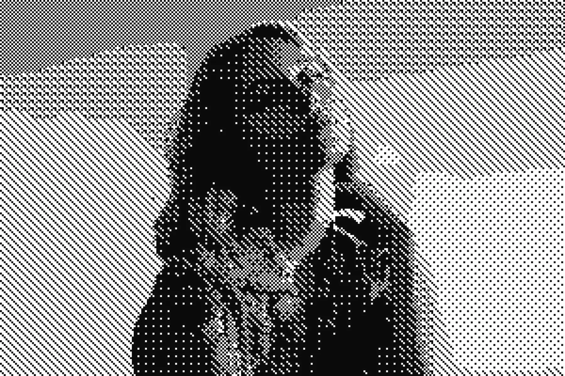 Dithering Bitmap Photo Effect - YouWorkForThem