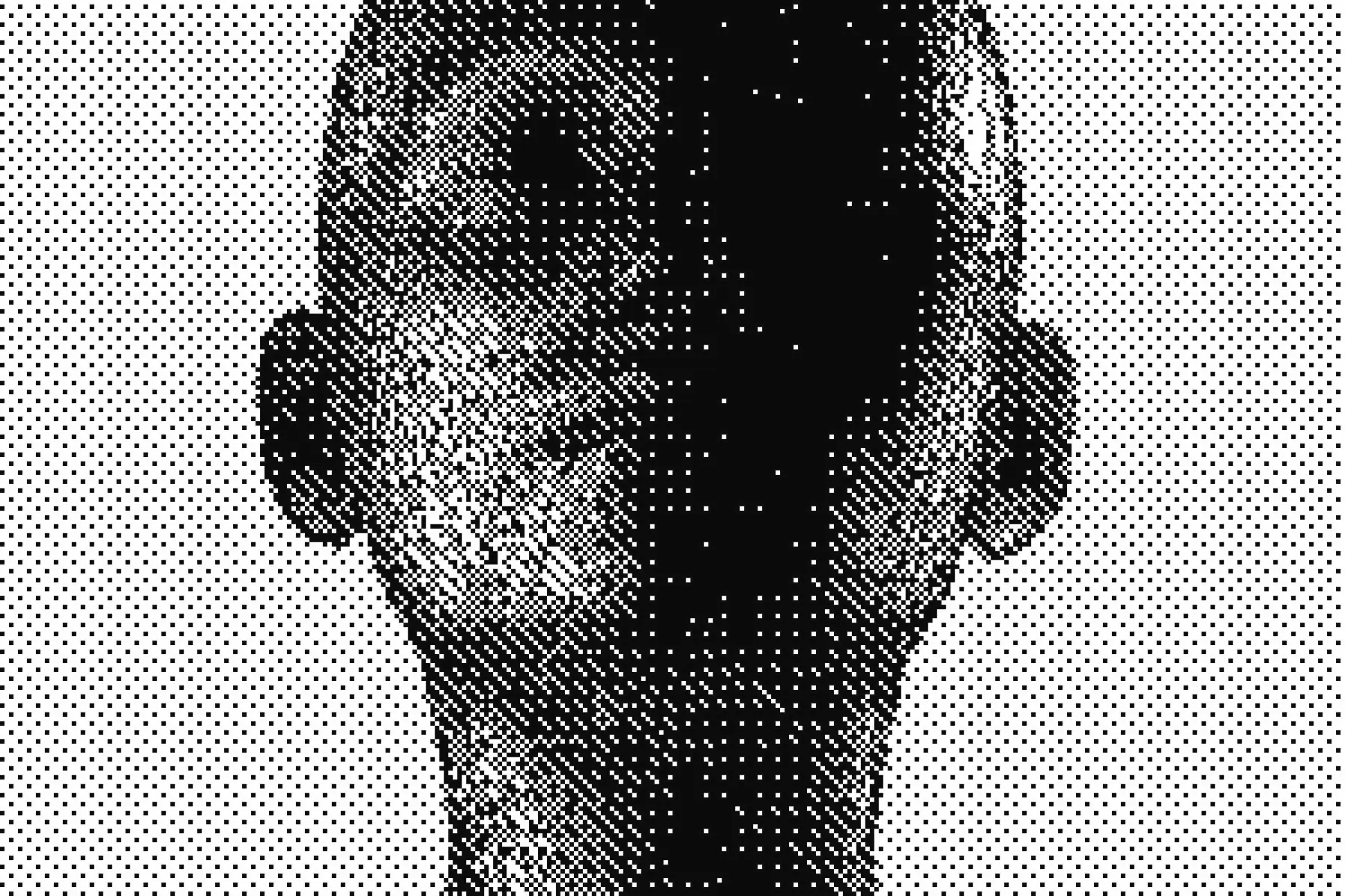 Dithering Bitmap Photo Effect - YouWorkForThem