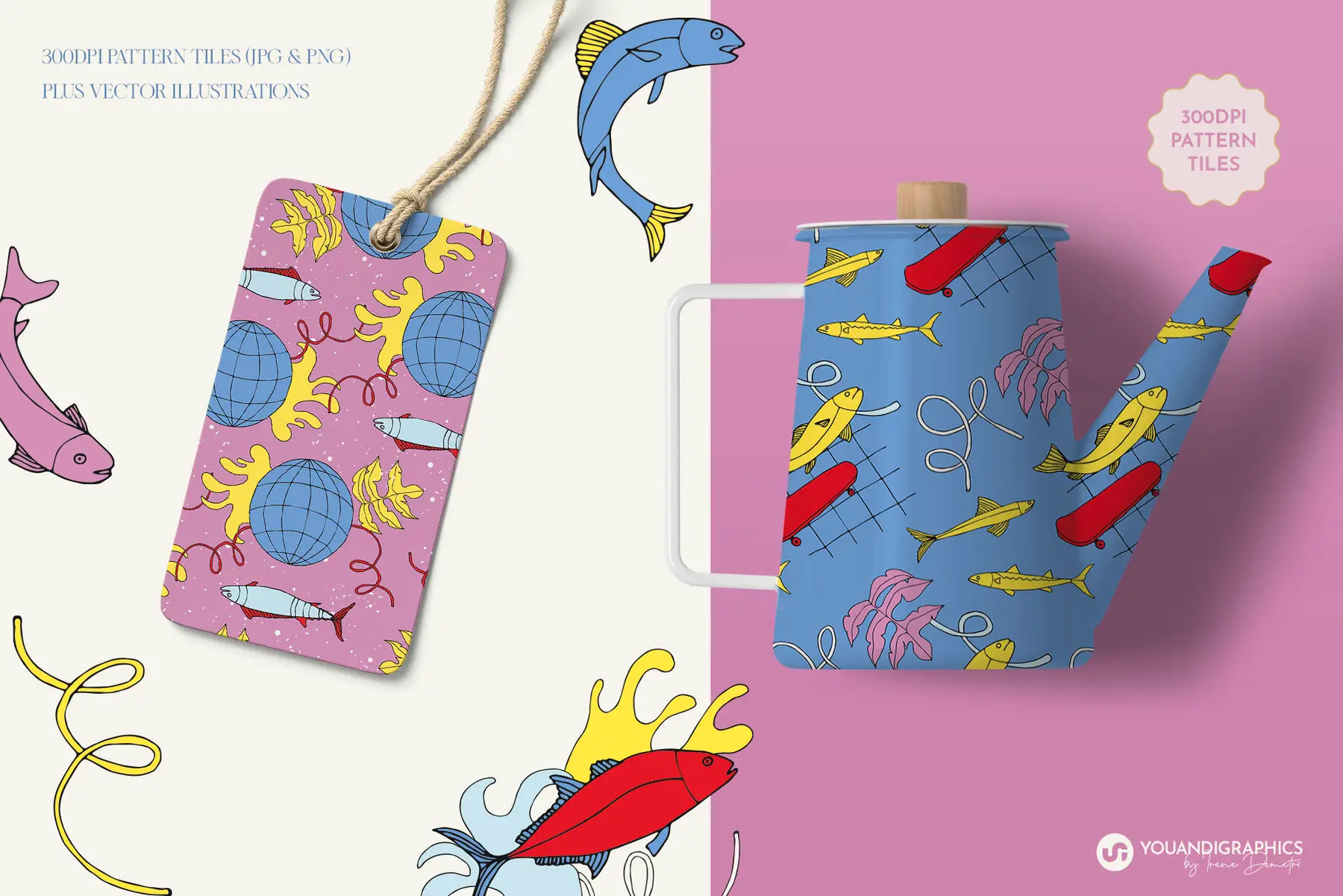 Ocean Breeze Graphics Collection Graphics - YouWorkForThem