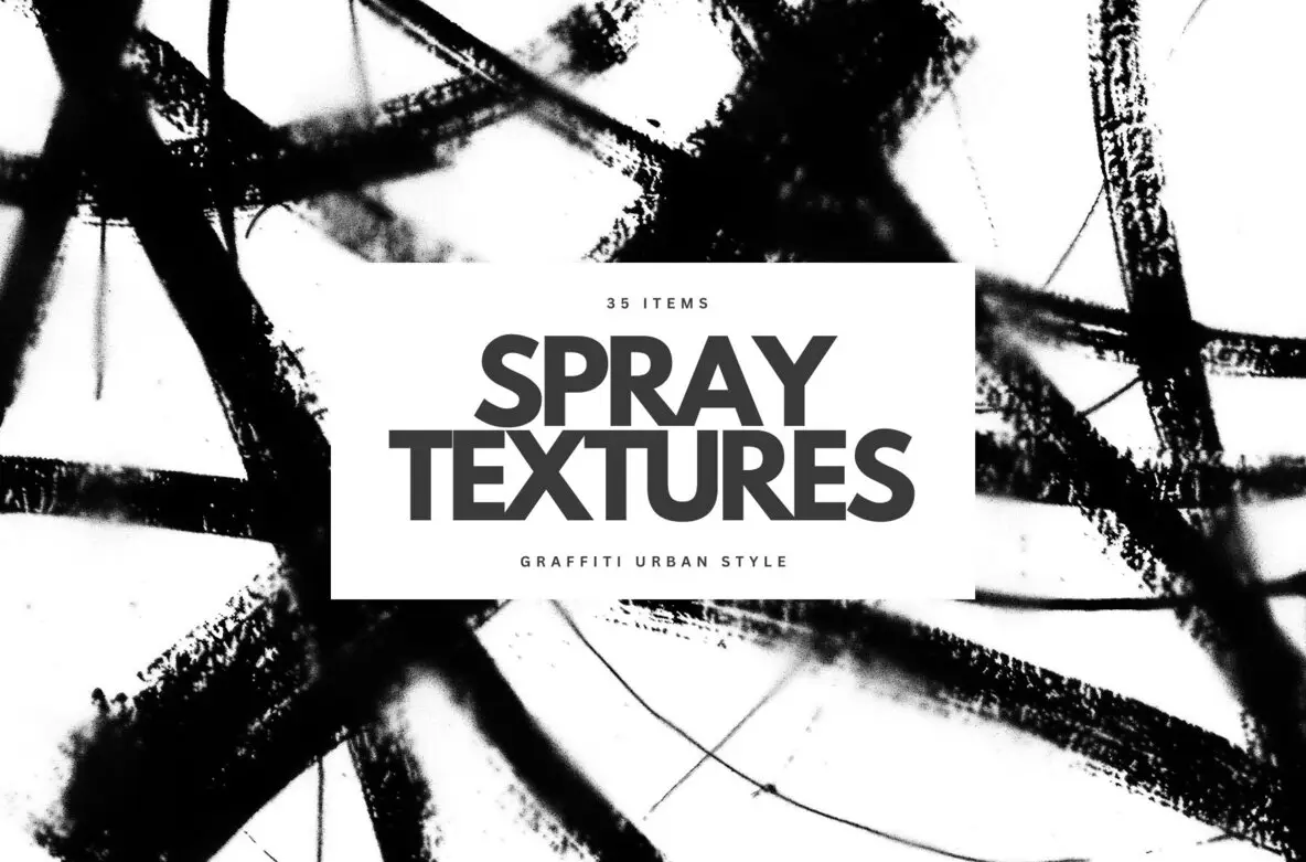 35 Spray Graffiti Grunge Textures Graphics - YouWorkForThem