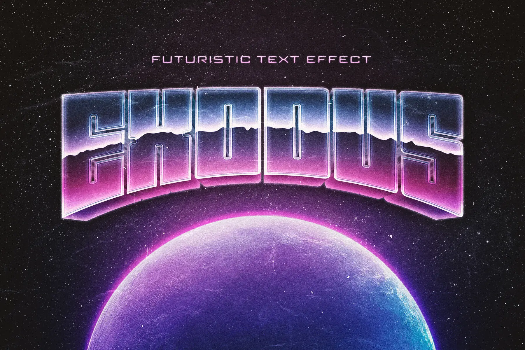 80s Text Effects Collection - YouWorkForThem