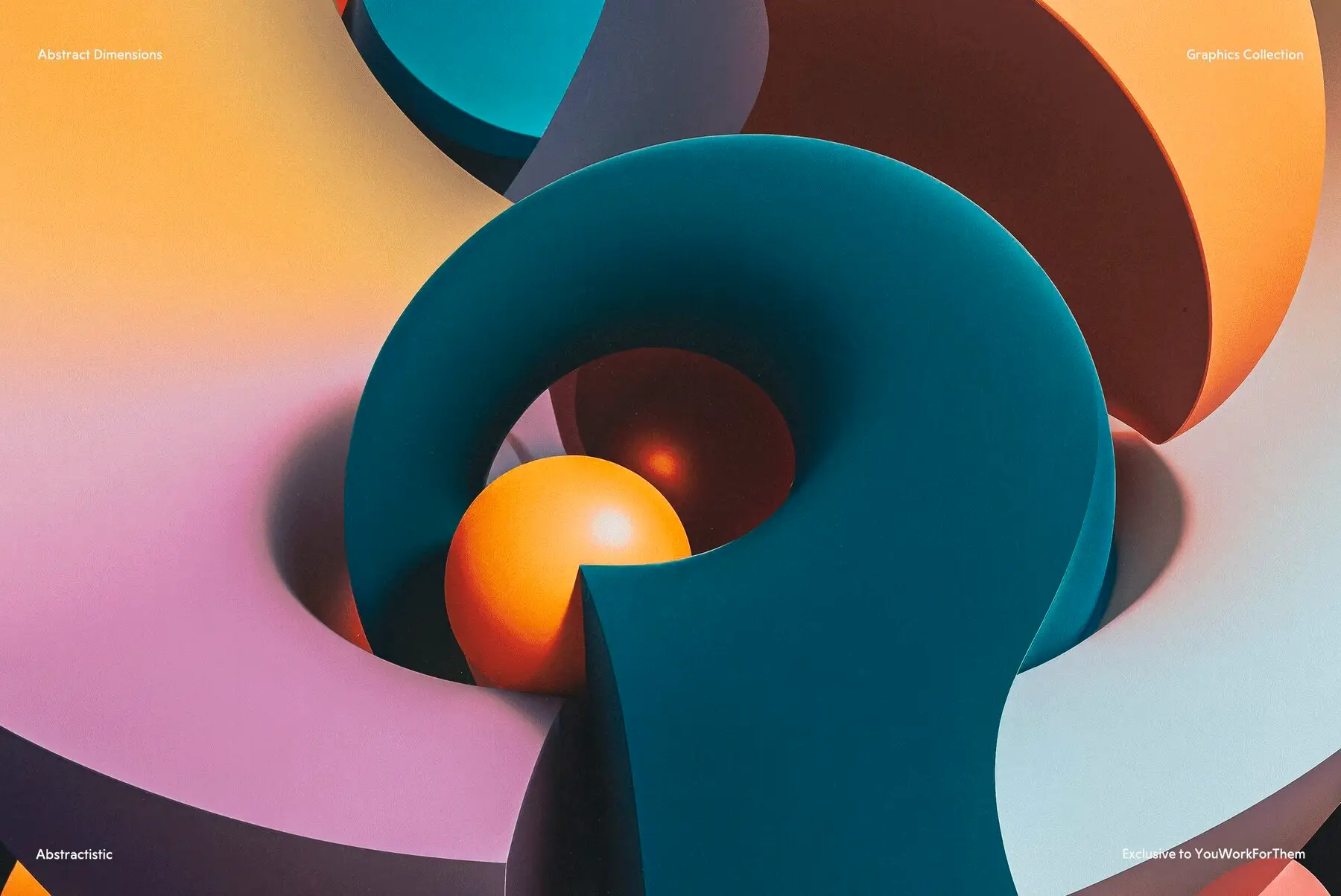 Abstract Dimensions 3D - YouWorkForThem